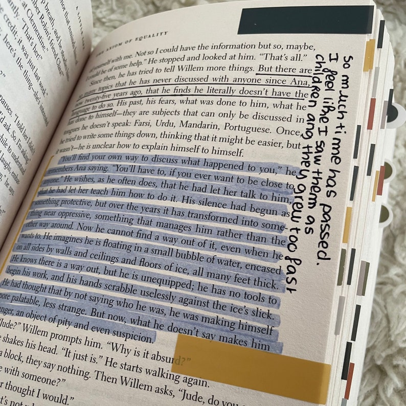 A LITTLE LIFE Annotated Annotated Books Custom Books - Etsy UK