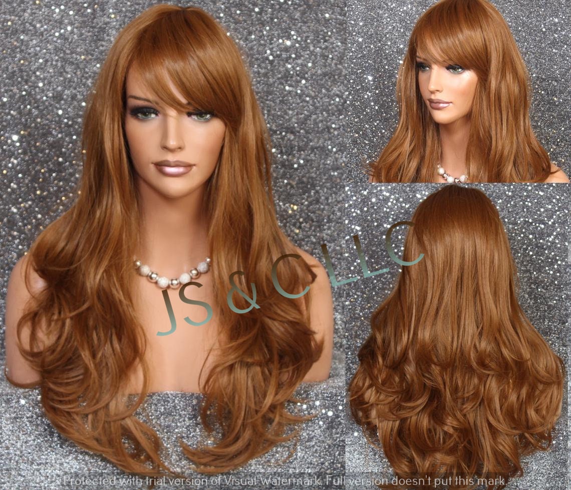 Stunning Long Blonde Human Hair Wig Images