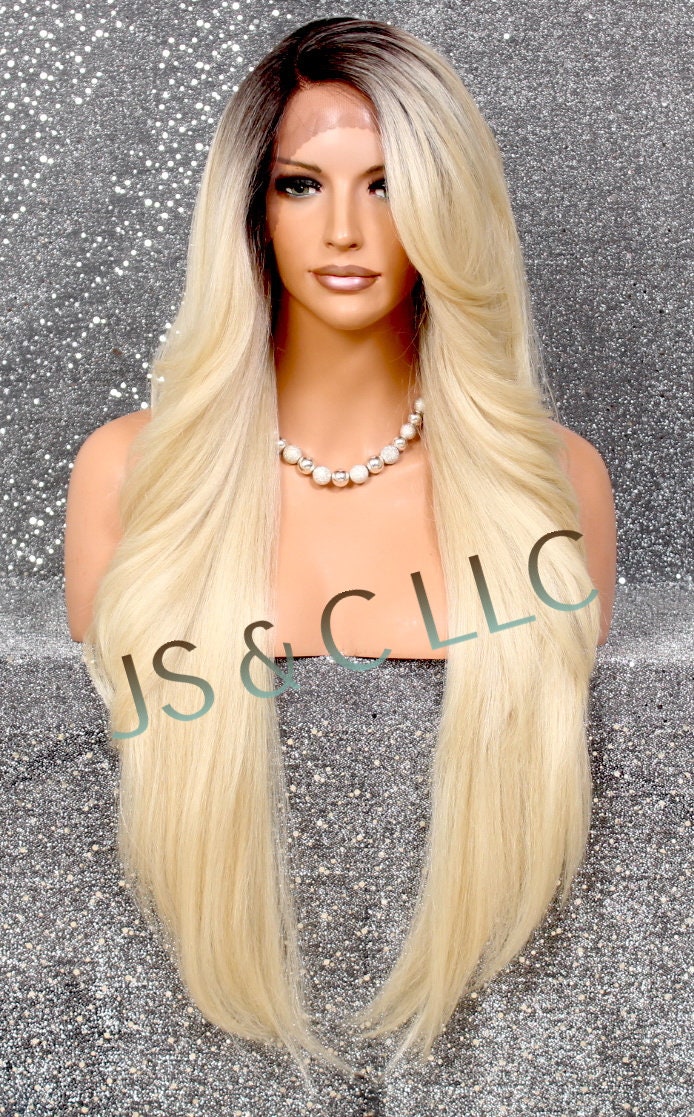 40 Extra Long Human Hair Blendfull Lace Front Wig - Etsy
