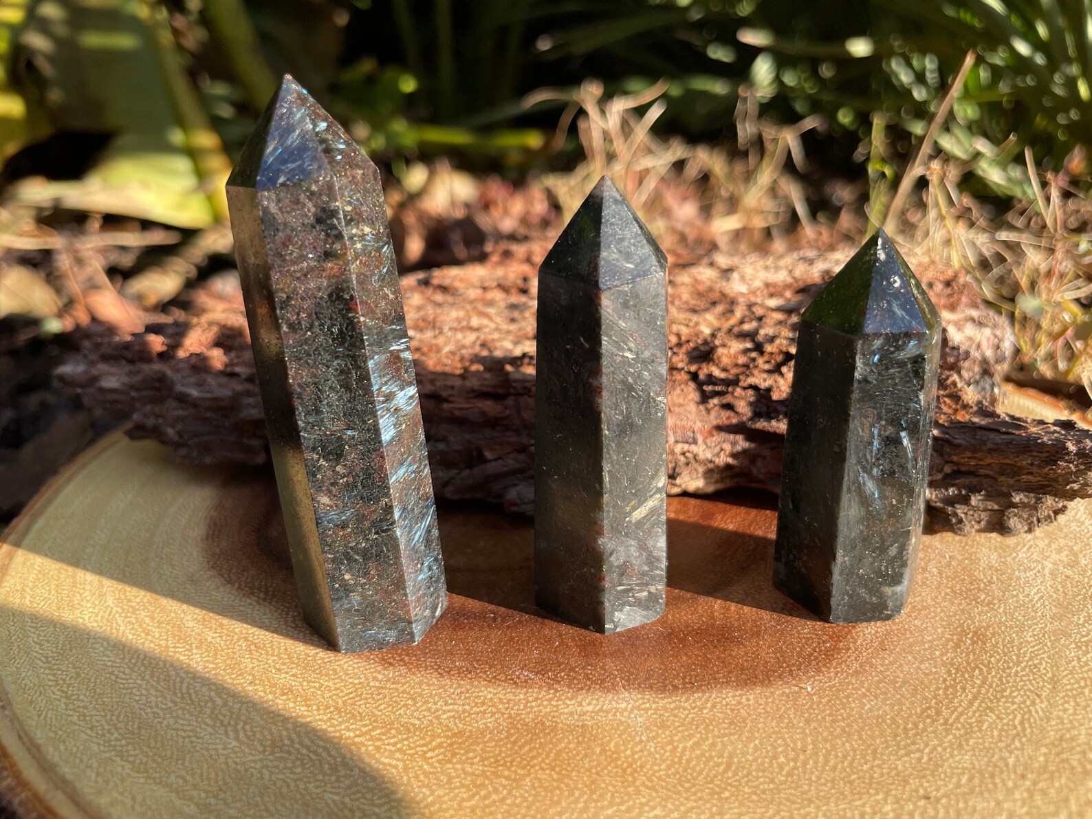 Astrophyllite Fireworks Stone Tower | Chakra Healing Obelisk - Etsy