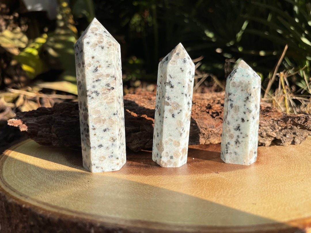 Tianshan Blue Gemstone Tower Point: Healing Crystal Obelisk - Etsy