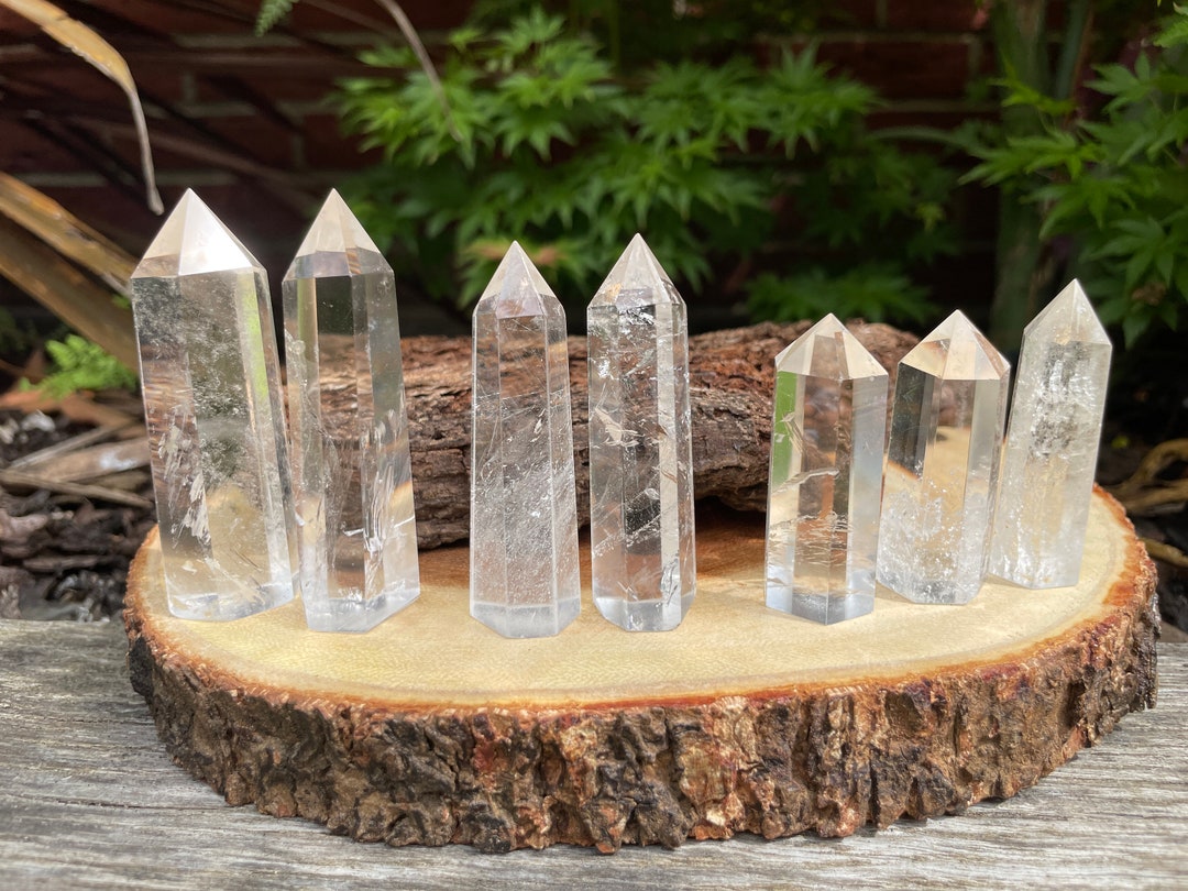 A+ Grade Clear Quartz Point Tower | Natural Crystal Obelisk | Healing ...