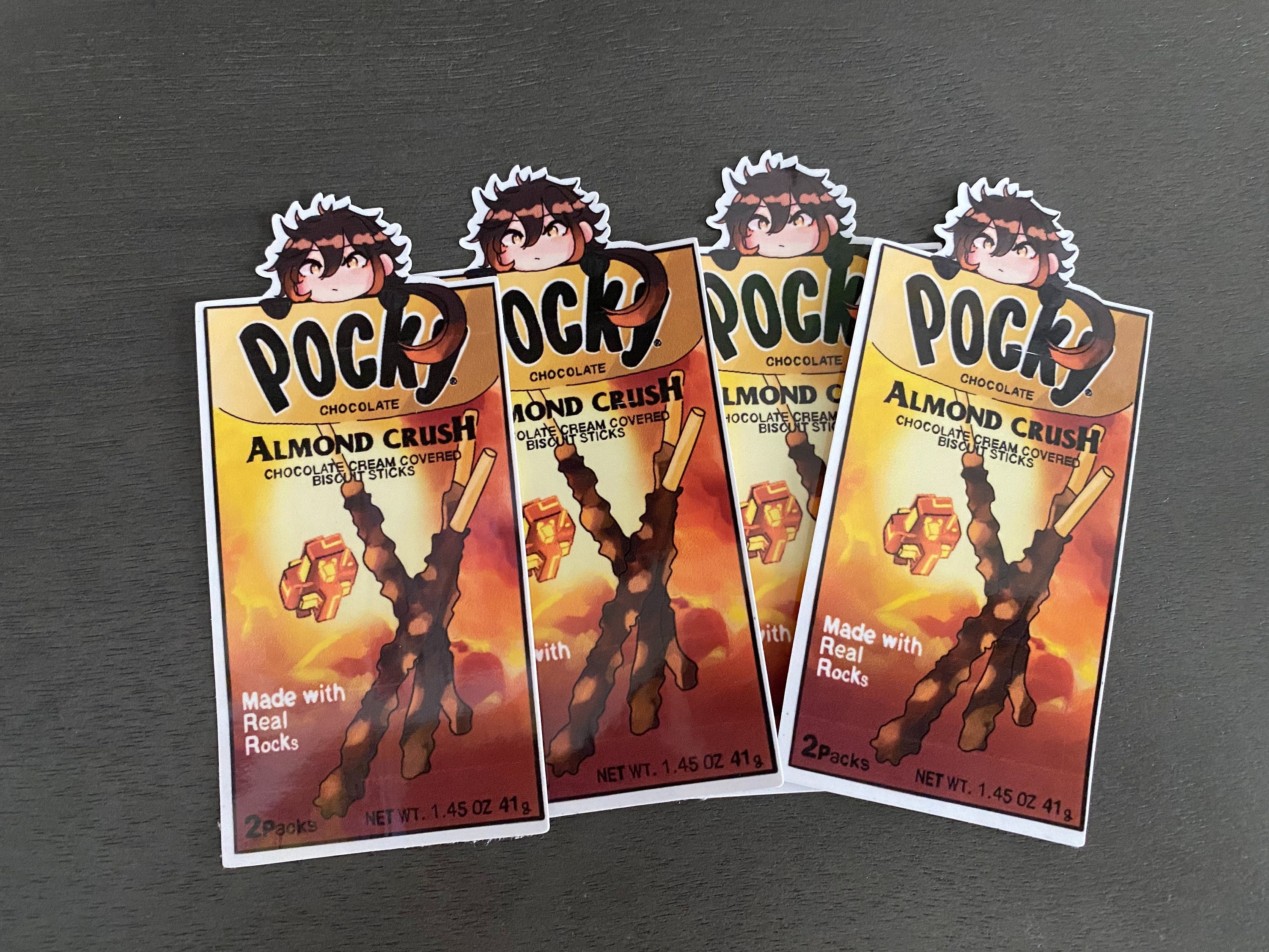 Zhongli Pocky Genshin Impact Sticker - Etsy