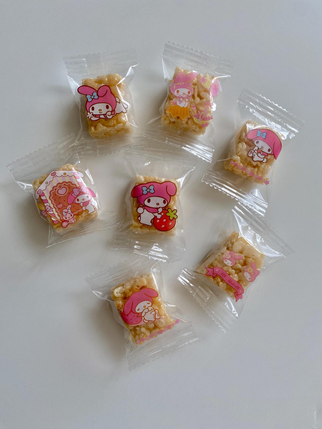 56 Bite Size My Melody Rice Krispie Treats - Fun Size - Etsy