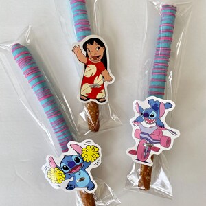 Lilo & Stitch Chocolate Pretzel Rods - Dozen (12) - Etsy