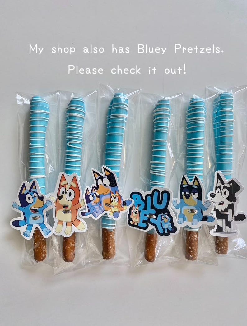 Bluey Cake Pops: Party Favors (dozen) - Etsy