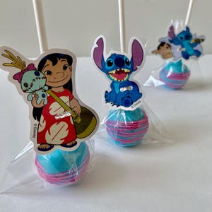 Lilo & Stitch Cake Pops: Birthday Party Favors - Dozen - Etsy