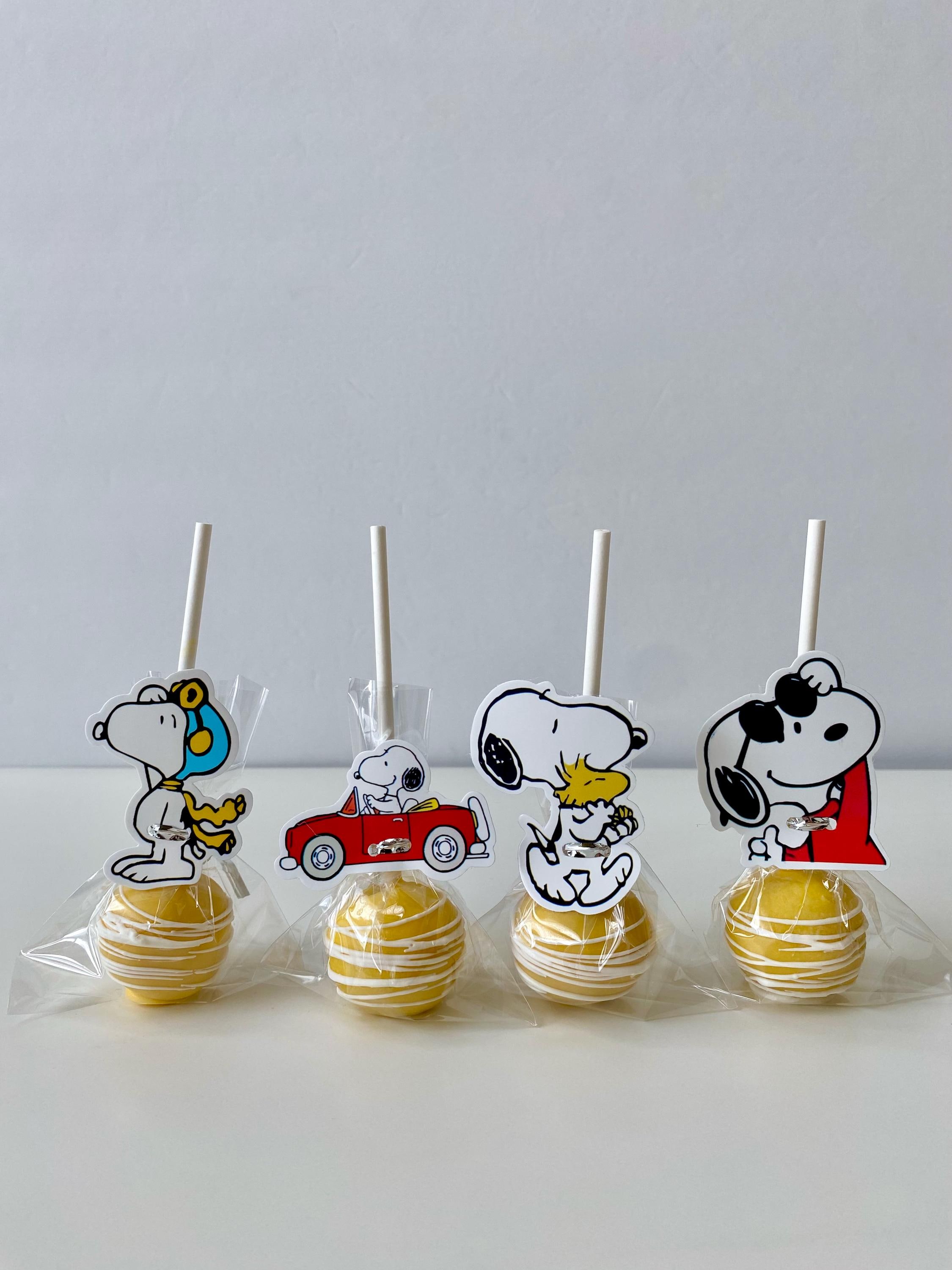 Snoopy Cake Pops: Themed Party Favors - One Dozen - Etsy