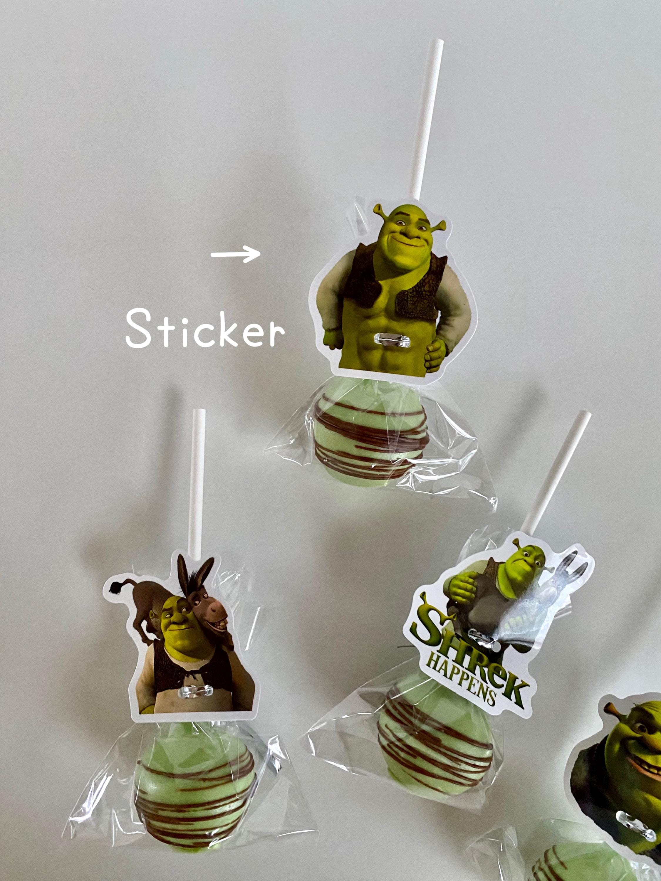 Shrek Cake Pops: Vanilla, Chocolate, Strawberry (dozen) - Etsy
