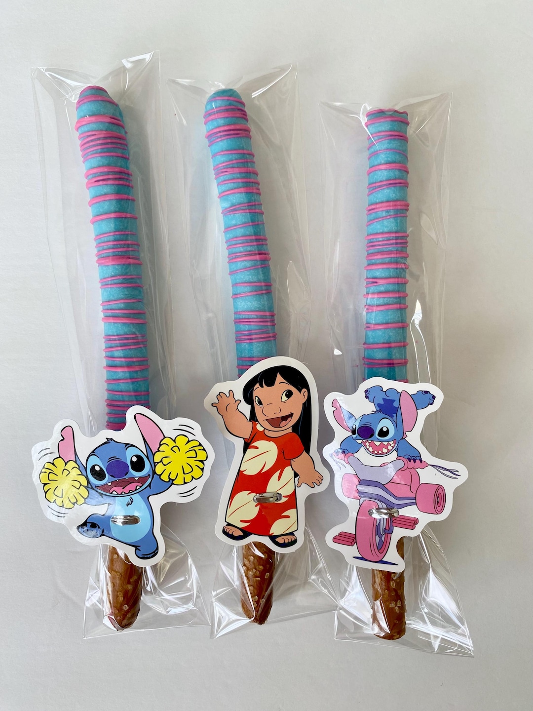 Lilo & Stitch Chocolate Pretzel Rods - Dozen (12) - Etsy