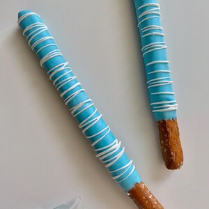 Bluey Chocolate Pretzel Rods - Dozen (12) - Etsy