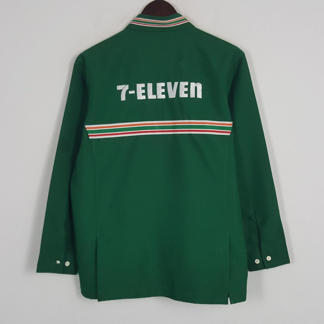 Vintage 7 Eleven Worker Embroidery Logo Uniform Jacket - Etsy