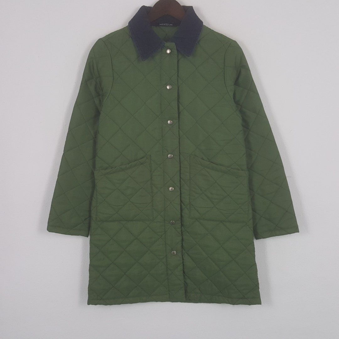 Vintage Mackintosh Button up Puffer Style Jacket - Etsy