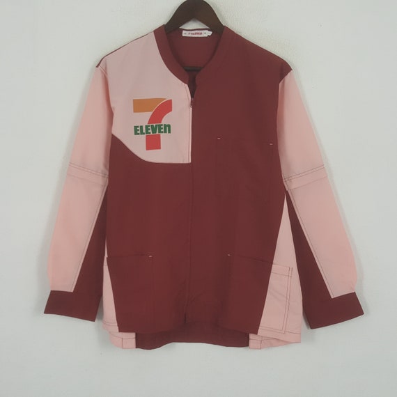 Vintage 7 Eleven Uniform Zipper Jacket - Gem