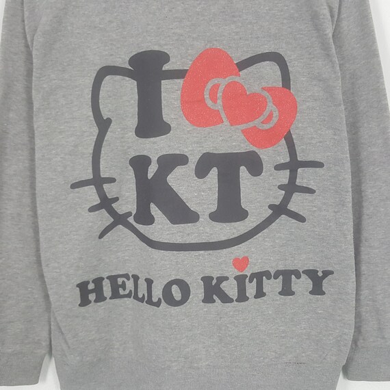 Vintage Hello Kitty Big Design Japanese Cartoon Sweat… - Gem