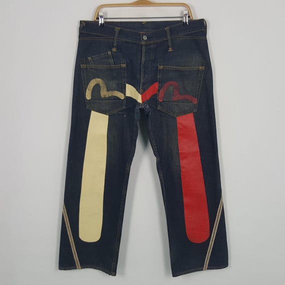 Vintage Evisu Japanese Rare Style Custom Art Daicock … - Gem