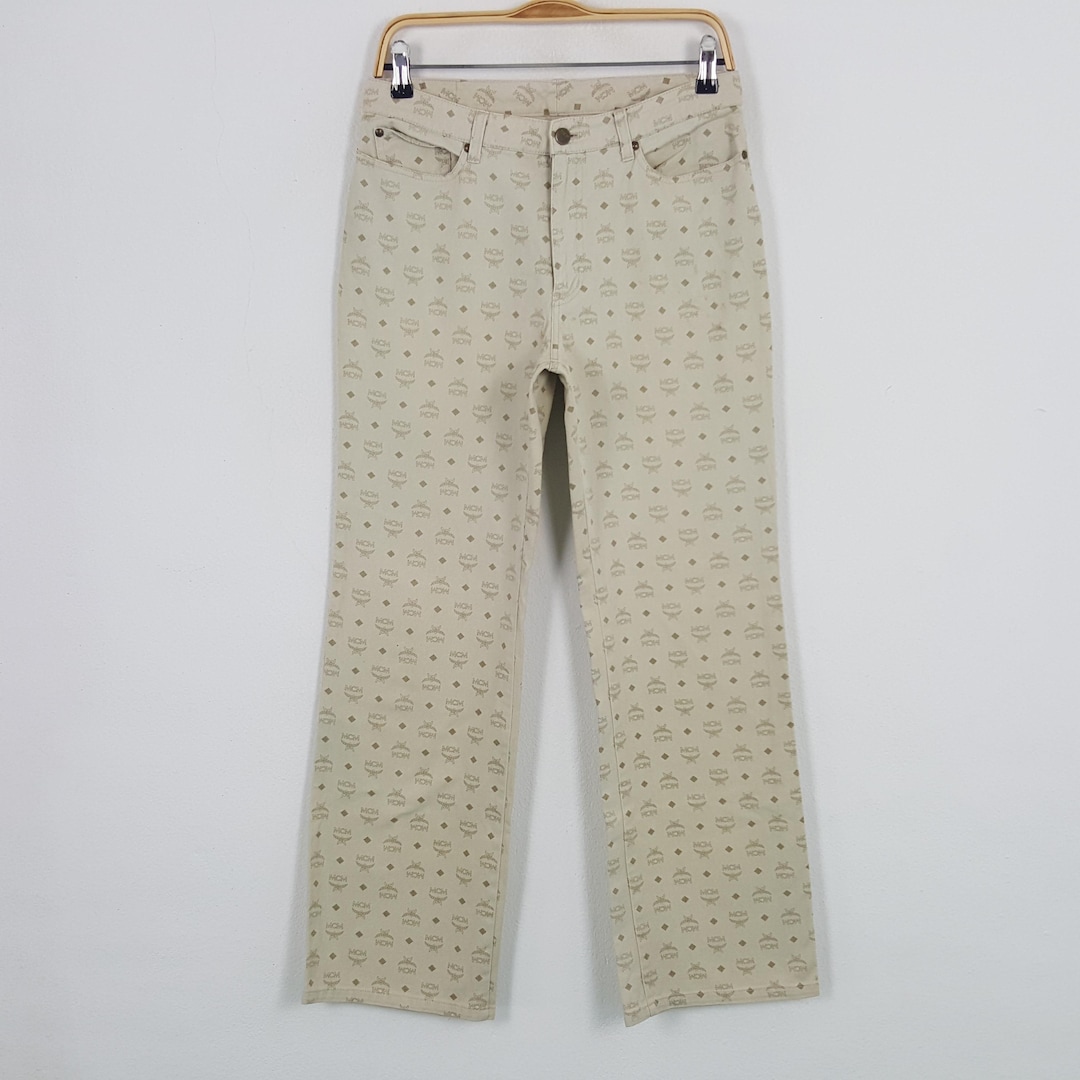 Vintage MCM Legere Monogram Pants - Etsy