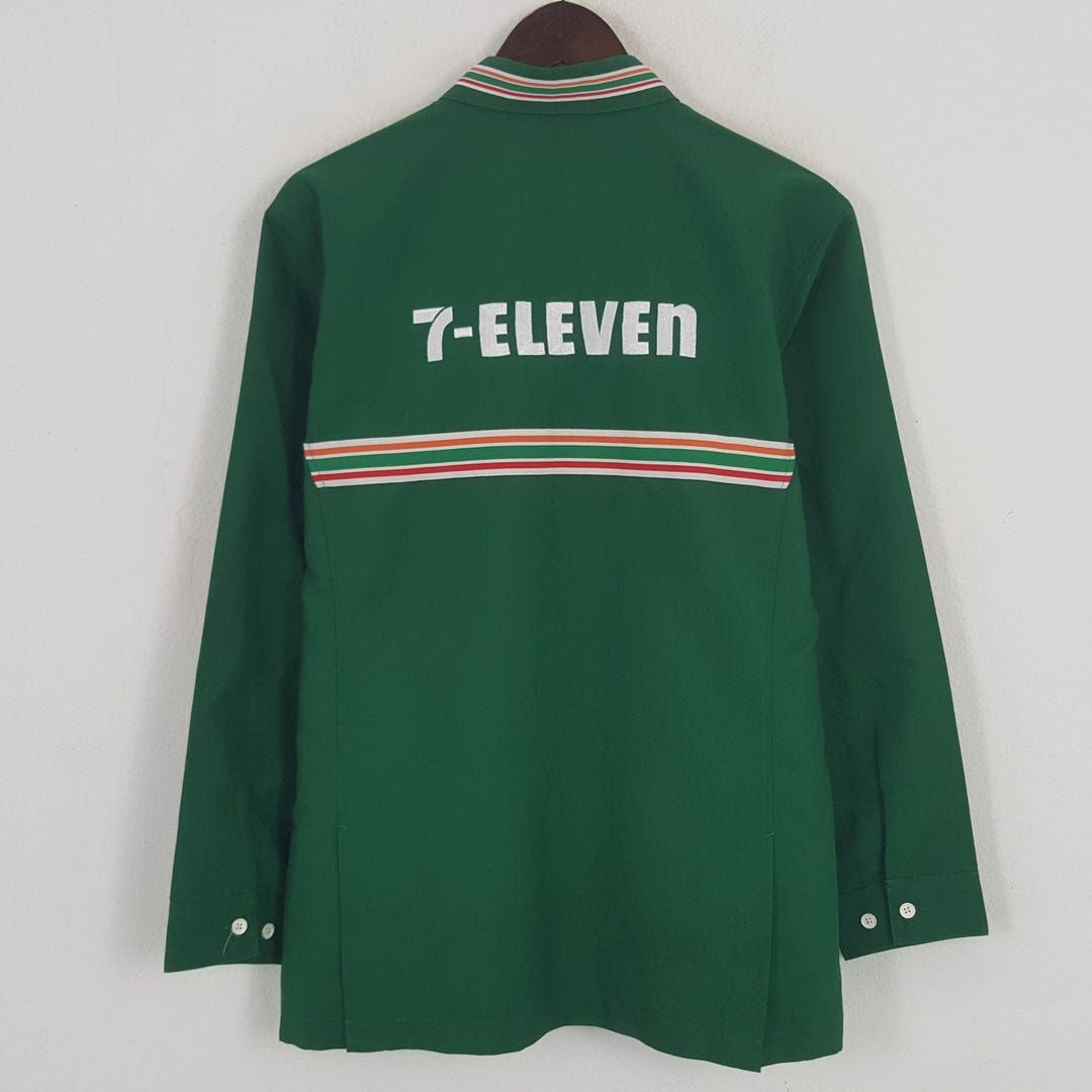 Vintage 7 Eleven Embroidery Logo Worker Uniform Jacket - Etsy