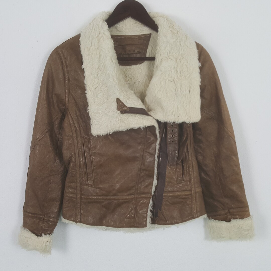 Vintage GOA Leather Women Bikers Jacket - Etsy