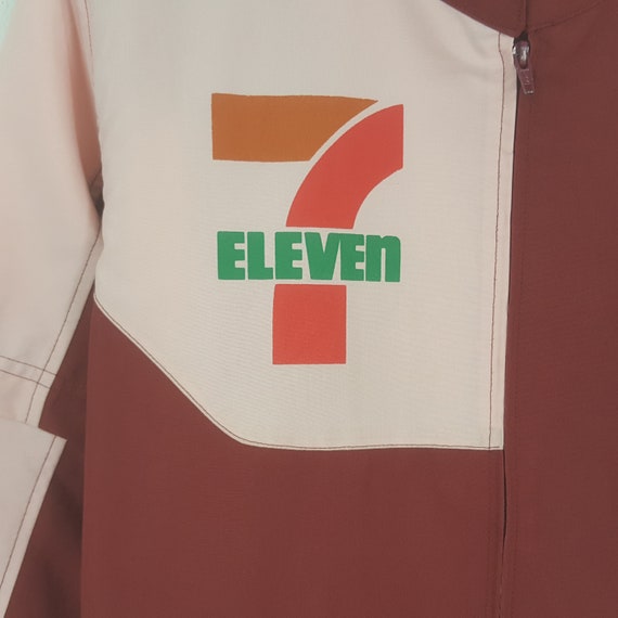 Vintage 7 Eleven Big Logo Uniform Zipper Jacket - Gem