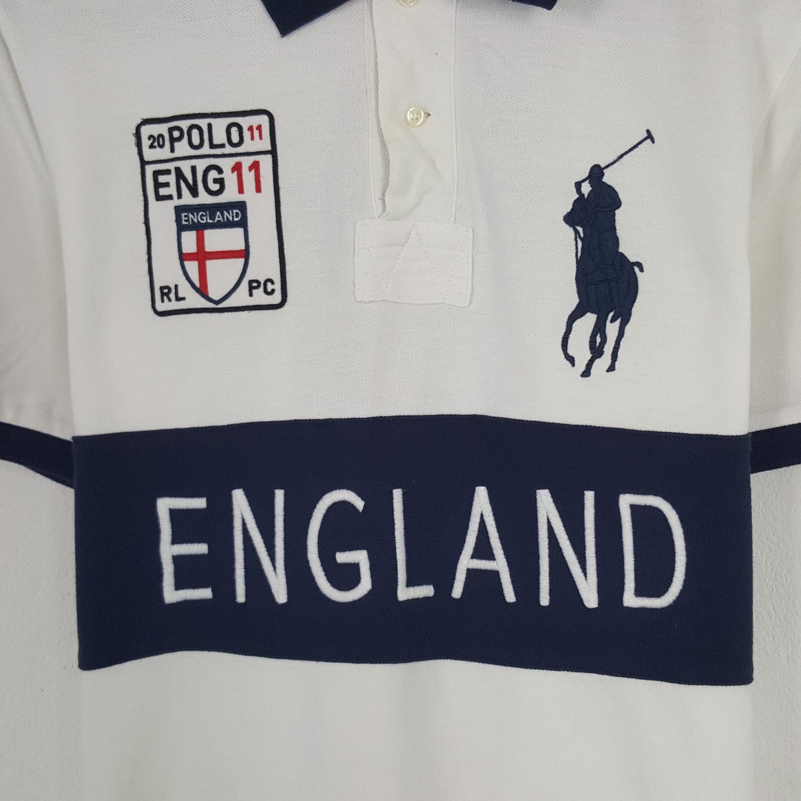 Vintage Polo Ralph Lauren England ENG 11 Custom Fit Polos Shirt - Etsy