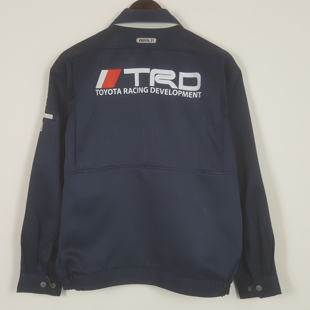 Vintage TRD Toyota Racing Development Custom Art Worker Zipper Jacket ...