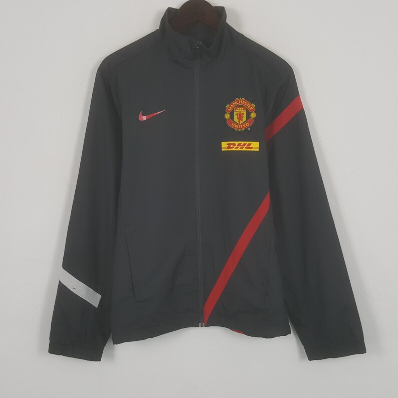 Vintage Manchester United X Nike X DHL Windbreaker Jacket - Etsy
