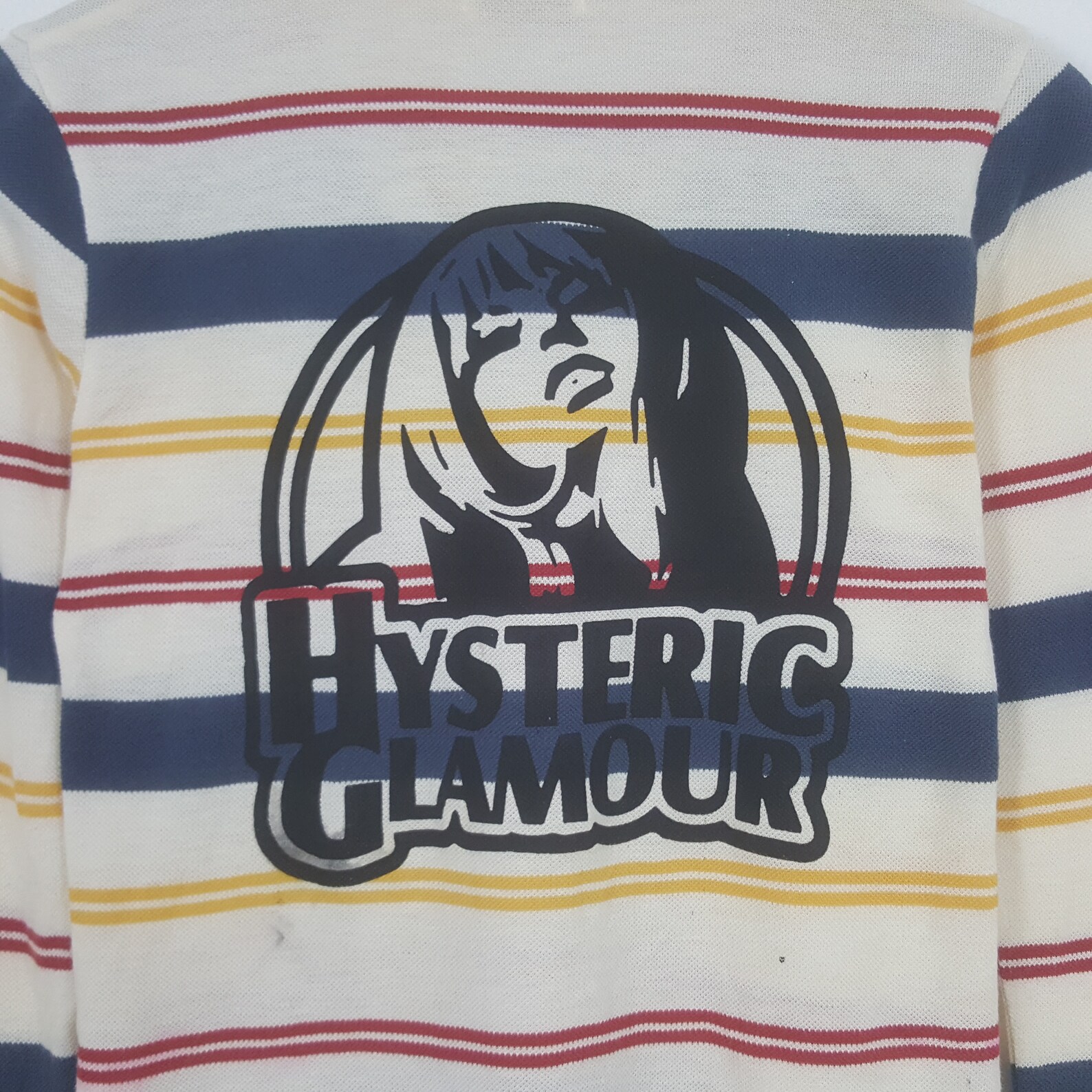 Vintage Hysteric Glamour Custom Art Logo Striped Long Sleeve Tshirt - Etsy