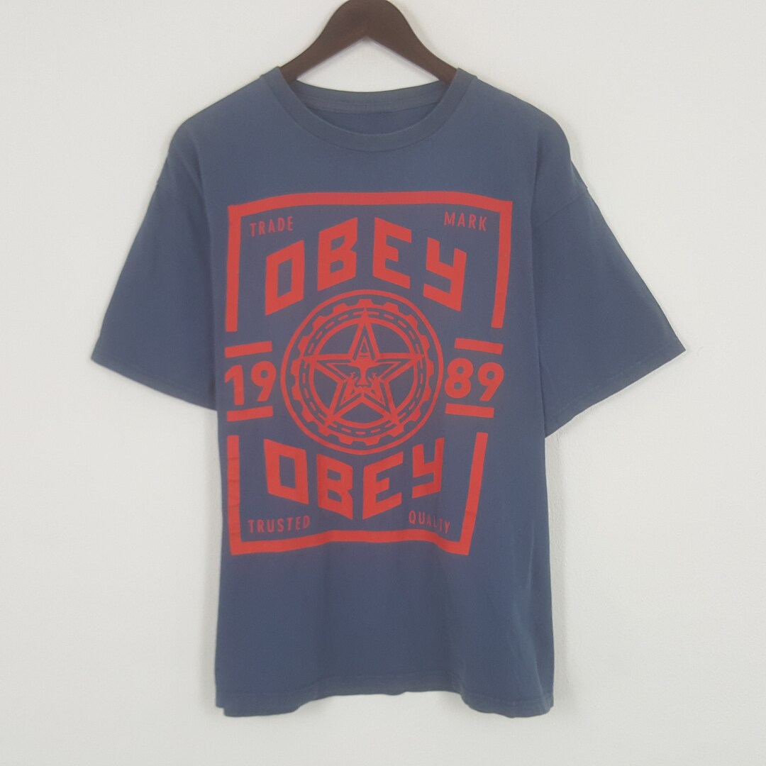 Vintage Obey Tshirt - Etsy