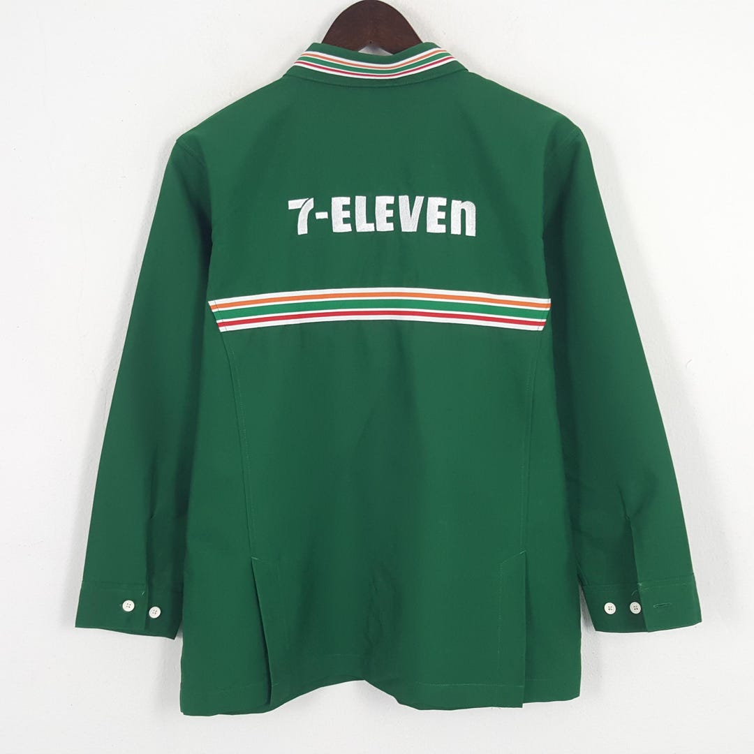 Vintage 7 Eleven Embroidery Logo Uniform Jacket - Etsy
