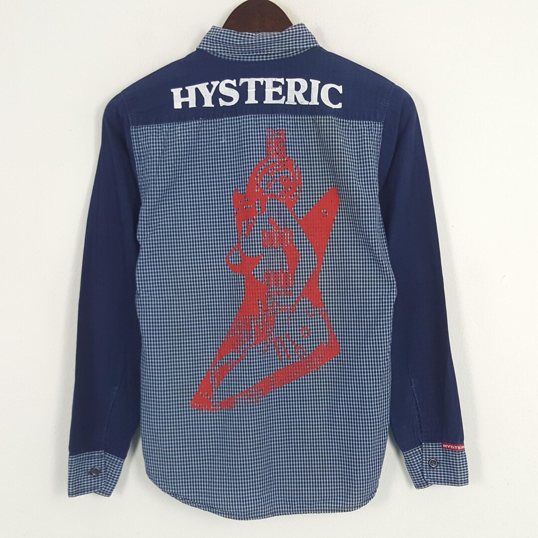 Vintage Hysteric Glamour Custom Art Logo Button up Shirt - Etsy