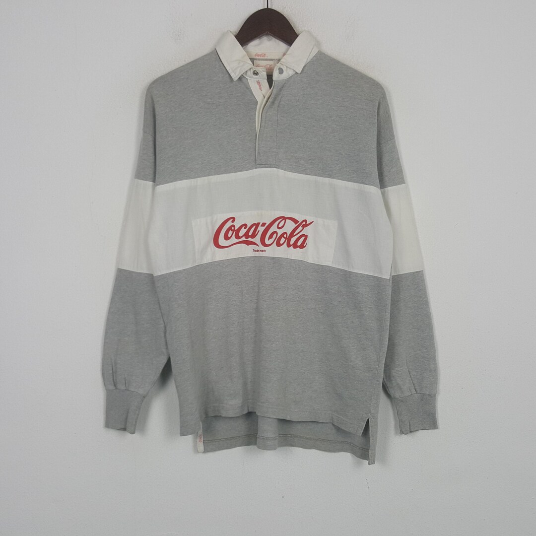 Vintage Coca Cola Rugby Polos Shirt - Etsy