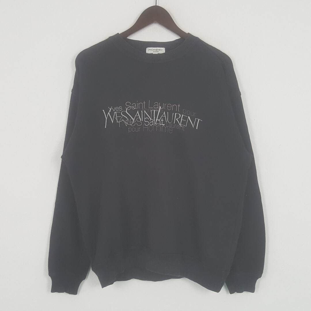 Vintage YSL Yves Saint Laurent Sweatshirt - Etsy