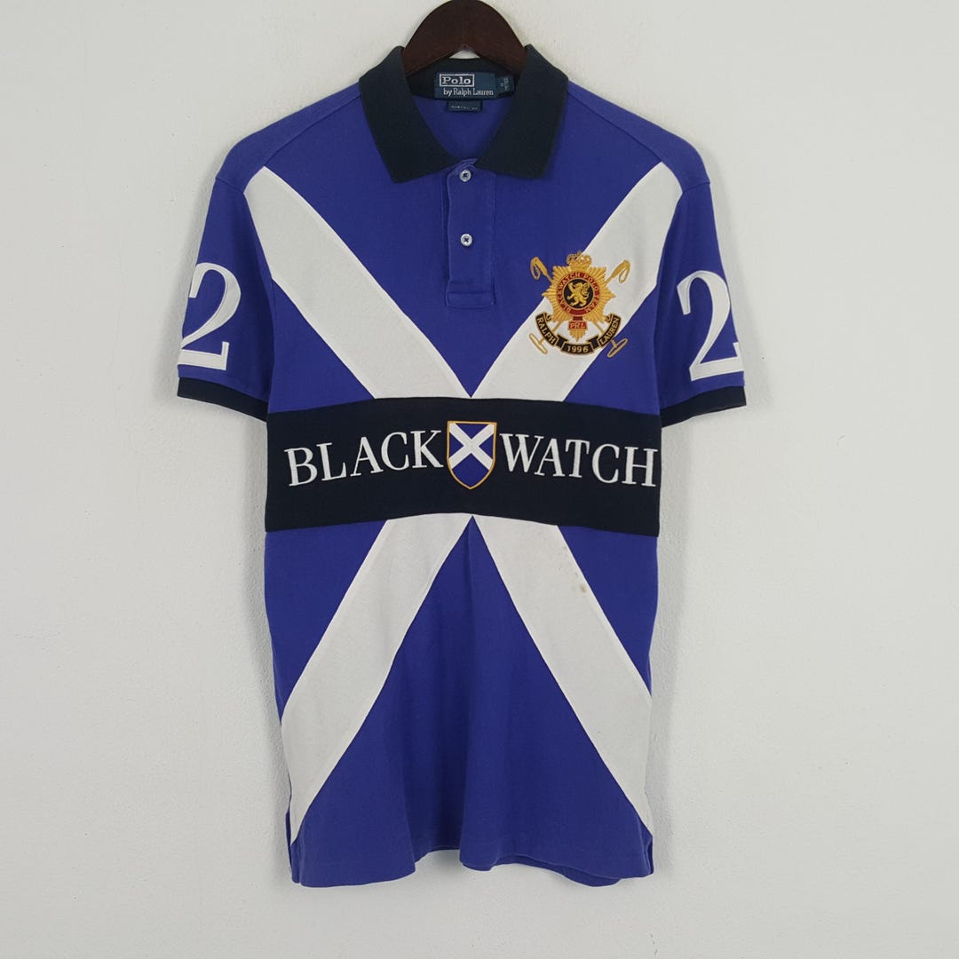 Vintage Polo Ralph Lauren Black X Watch Polos - Etsy