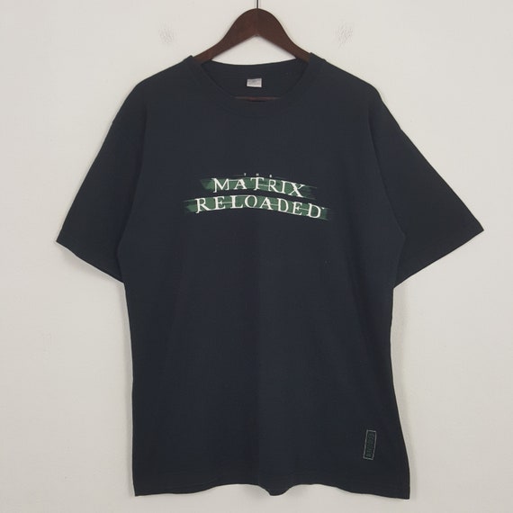 Vintage The Matrix Reloaded T-Shirt - Gem