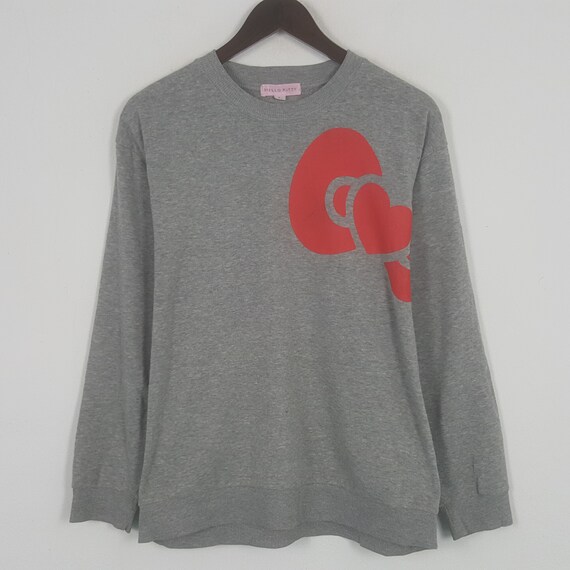 Vintage Hello Kitty Big Design Japanese Cartoon Sweat… - Gem