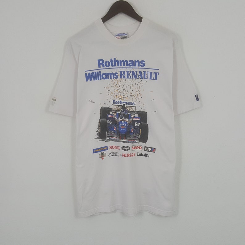 Vintage Rothmans Williams Renault Tshirt - Etsy