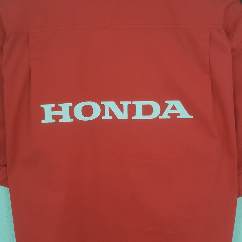 Vintage Honda Racing Uniform Button up Shirt - Etsy