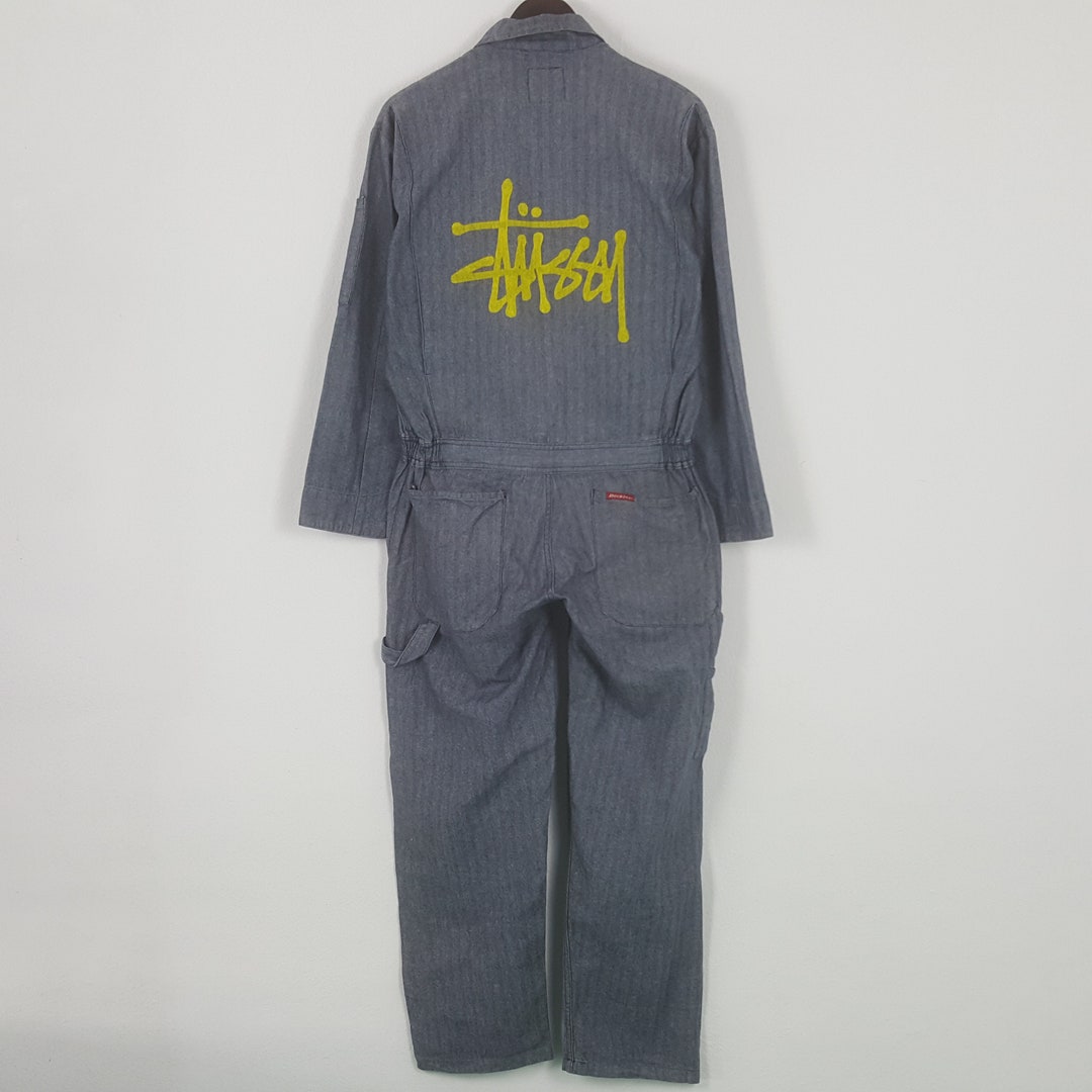 Vintage Dickies X Custom Stussy Art Jumpsuit Coverall Jacket - Etsy