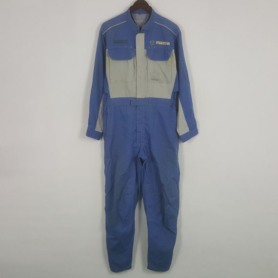 Vintage Mazda Racing Sport Coverall Jumpsuit Jacket - Gem