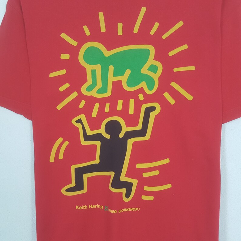 Vintage Keith Haring Art Tshirt - Etsy