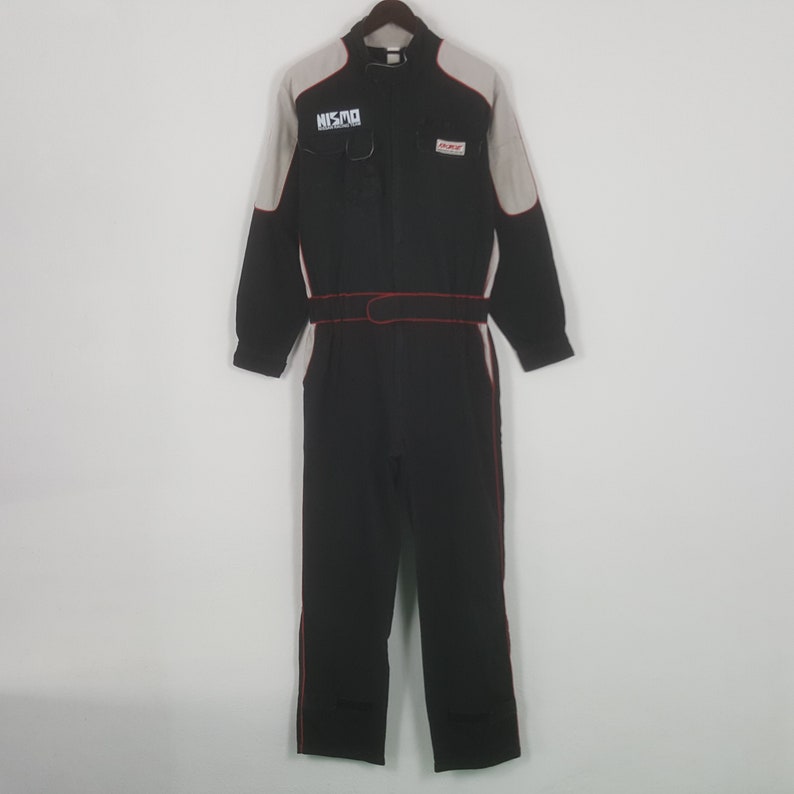 Vintage Nismo Nissan Racing Team Custom Art Uniform Jumpsuit Coverall ...