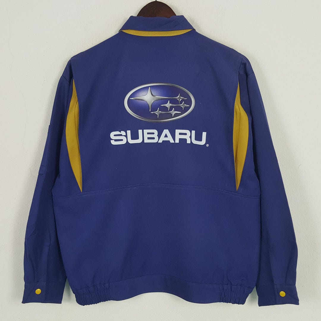Vintage Subaru Racing Custom Art Logo Worker Jacket - Etsy