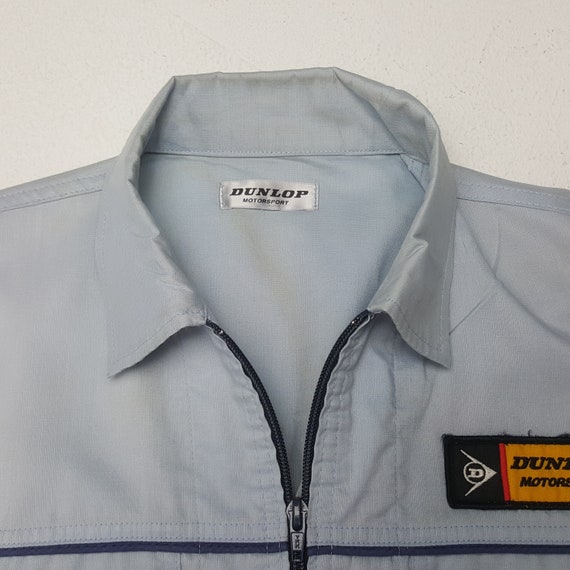 Vintage Dunlop Motorsport Japanese Racing Team Custom… - Gem