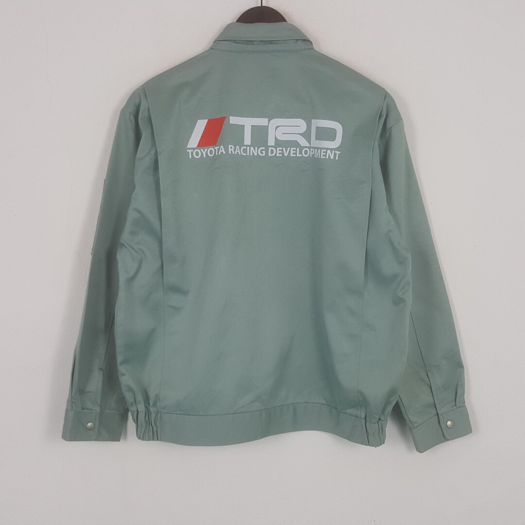 Vintage TRD Toyota Racing Development Custom Art Zipper Sport Uniform ...