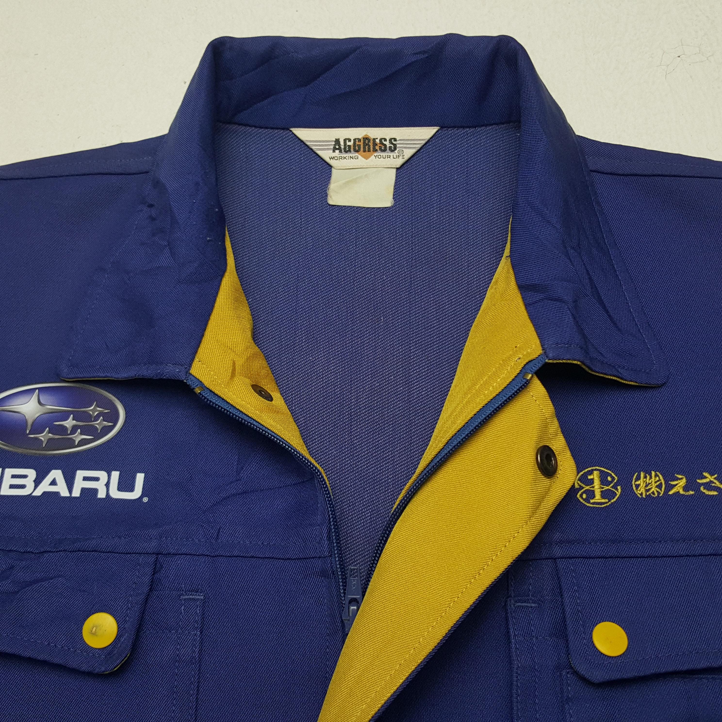 Vintage Subaru Racing Custom Art Logo Worker Jacket - Etsy