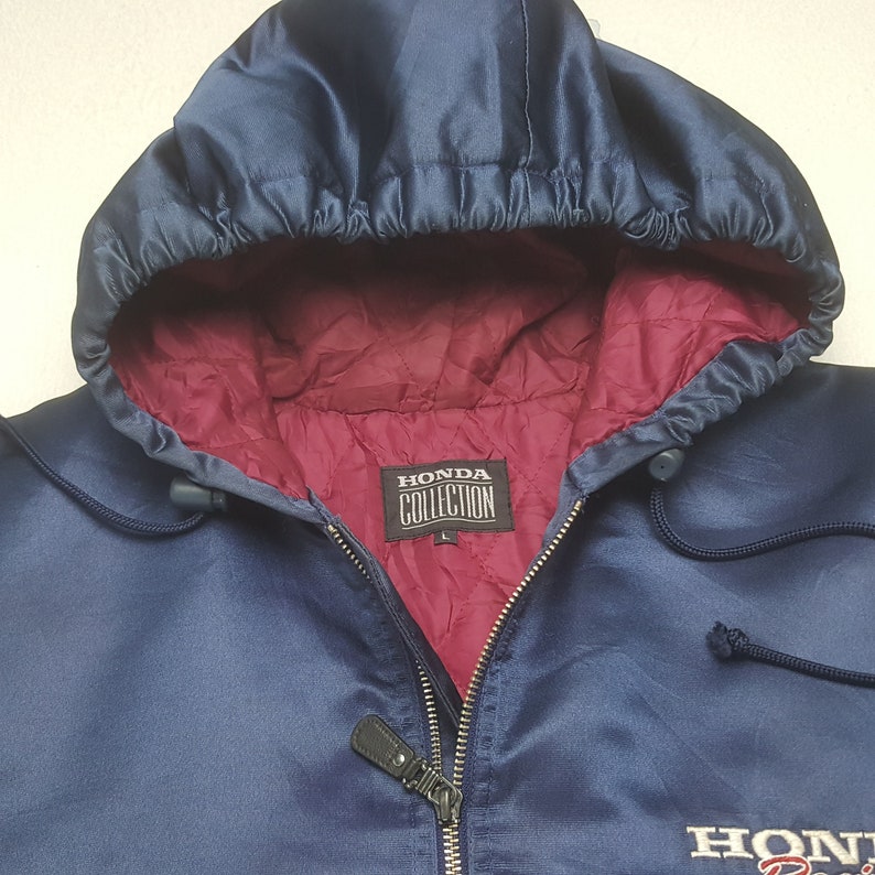 Vintage Honda Racing Zipper Jacket With Hoodies - Etsy