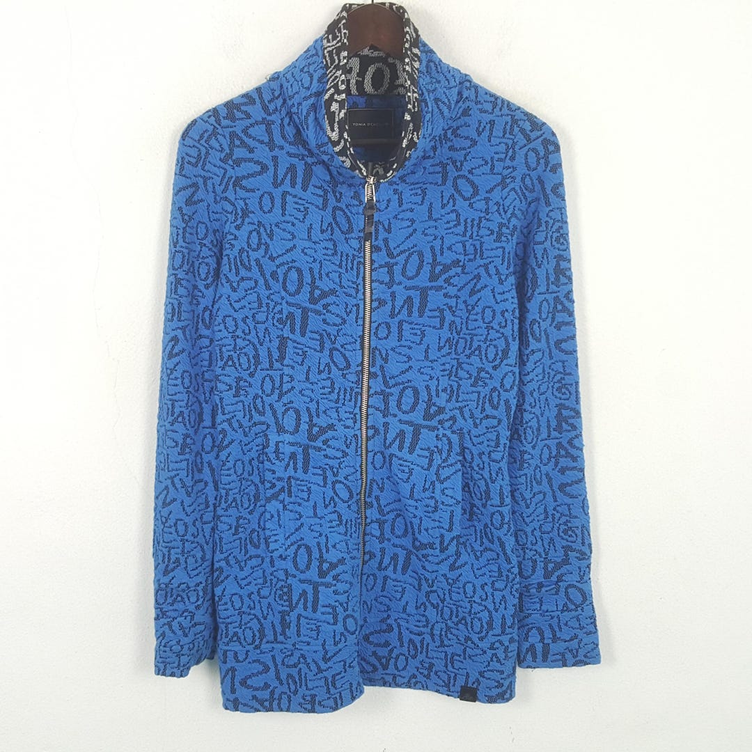Vintage Tonia Debellis Zipper Sweater - Etsy