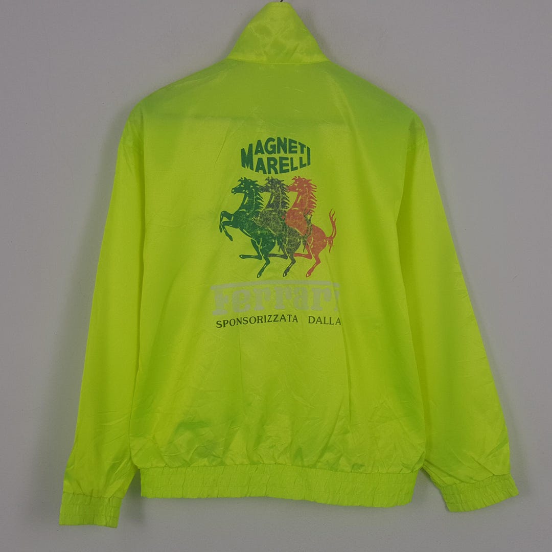 Vintage Ferrari Windbreaker Zipper Jacket - Etsy