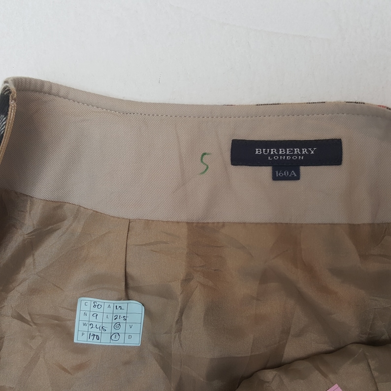 Vintage Burberry London Nova Check Skirts - Etsy